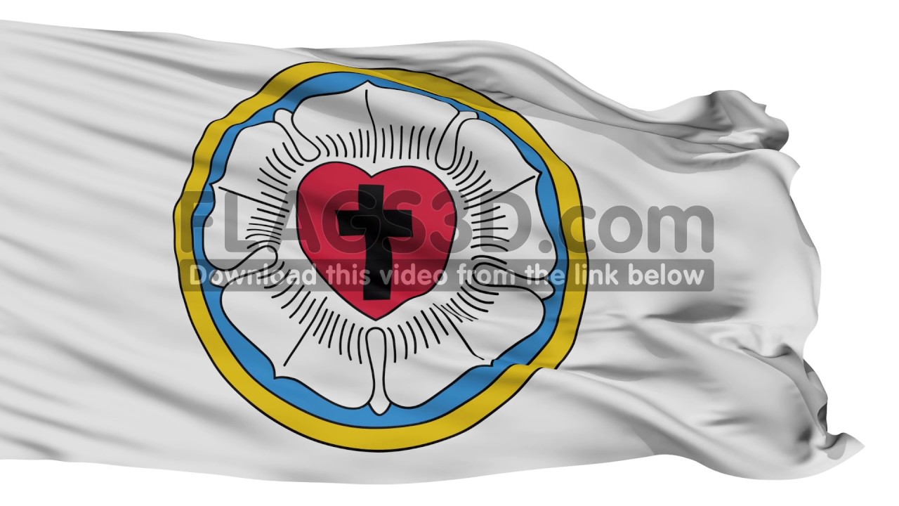 Lutheran Rose Religious Isolated Waving Flag - YouTube