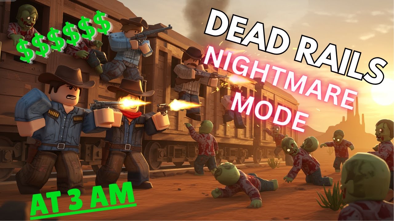 ROBLOX DEAD RAILS NIGHTMARE ZOMBIE SURVIVAL - YouTube