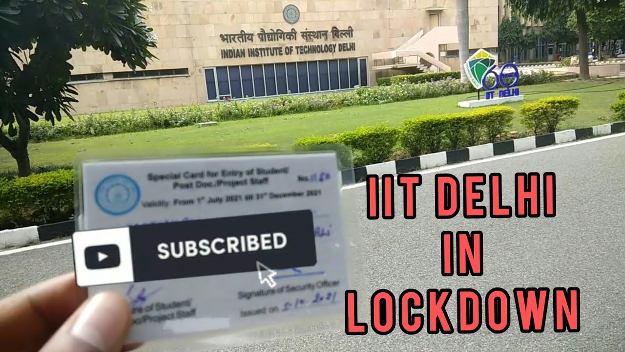 Finally got my IIT Delhi ID card - YouTube