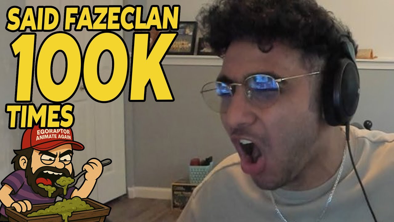 Twitch Streamer Says Faze Clan 100k Times - YouTube
