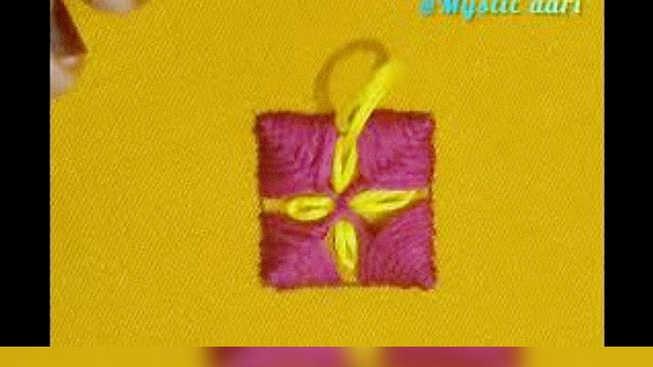 Box type Designs |Hand Embroidery Stitches|@mysticaari7861 | - YouTube