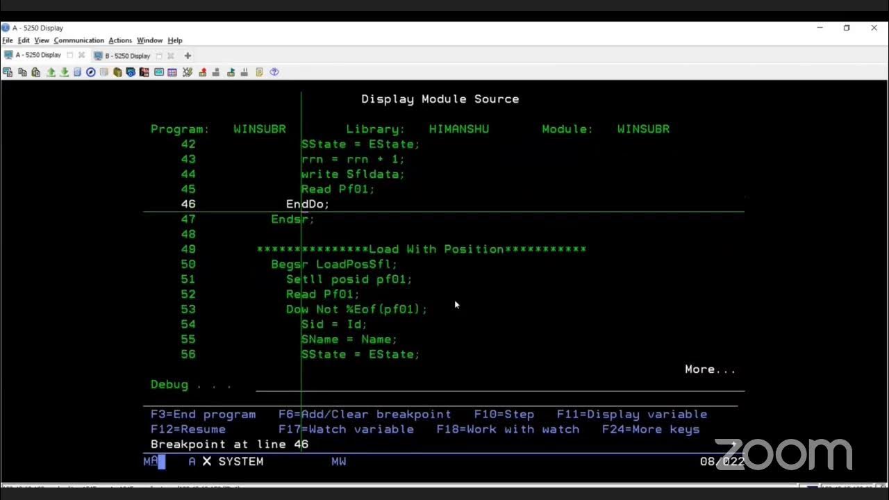 23. IBMi (AS400) - Subfile part II - YouTube