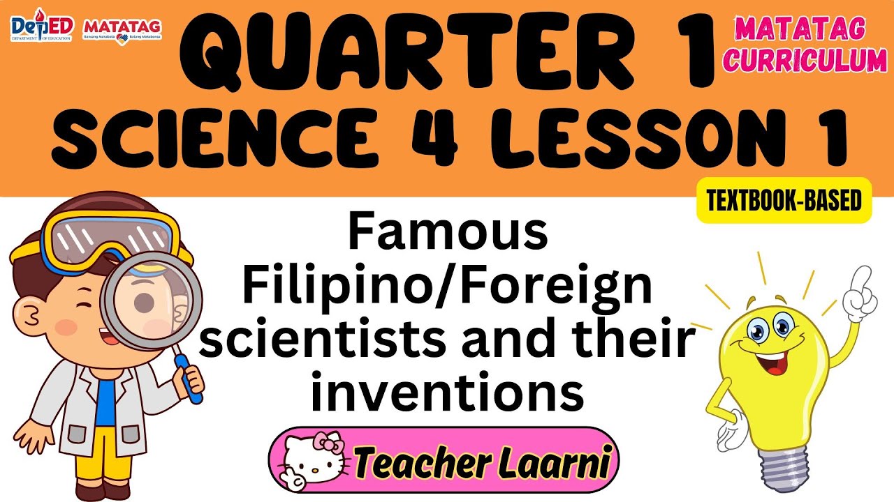 SCIENCE 4 QUARTER 1 WEEK 1 - MATATAG CURRICULUM - YouTube