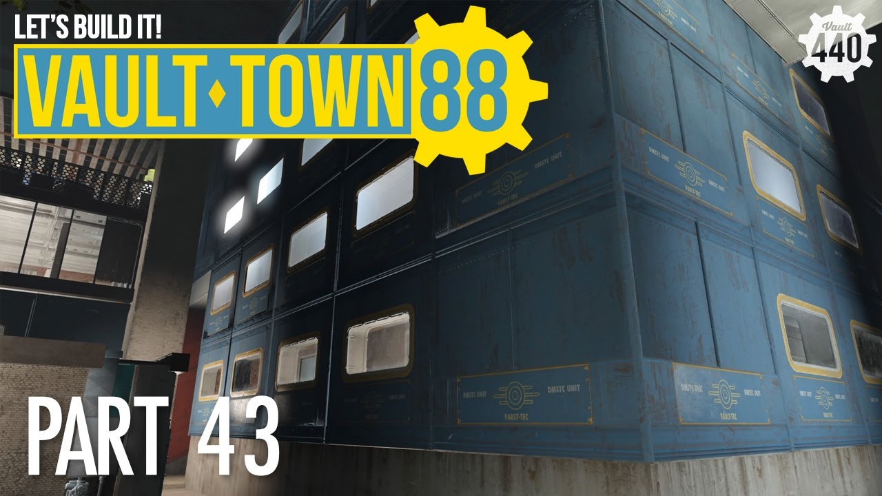 LETS BUILD IT! - Vault Town 88 - part 43 - (Fallout 4/PS4/MODS) - YouTube