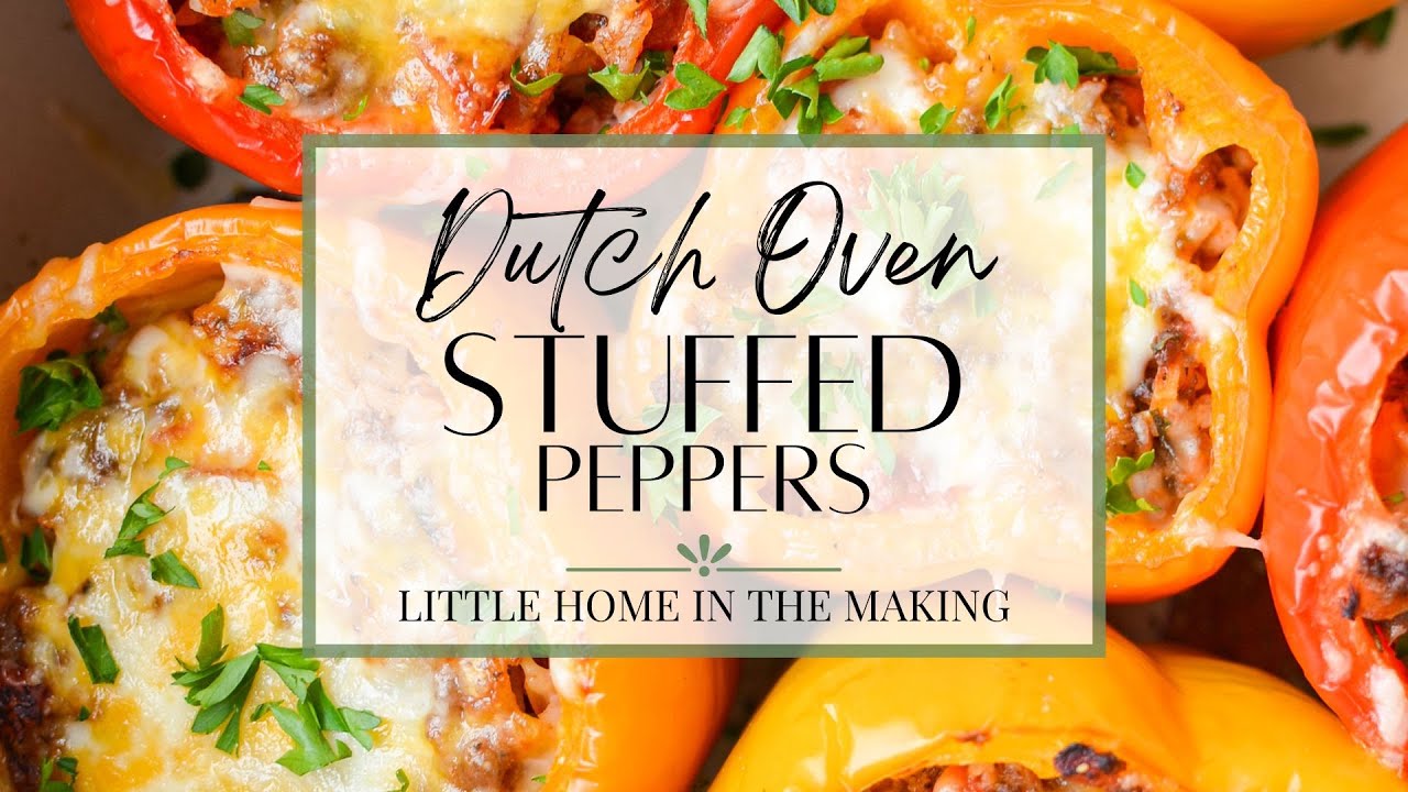 Dutch Oven Stuffed Peppers