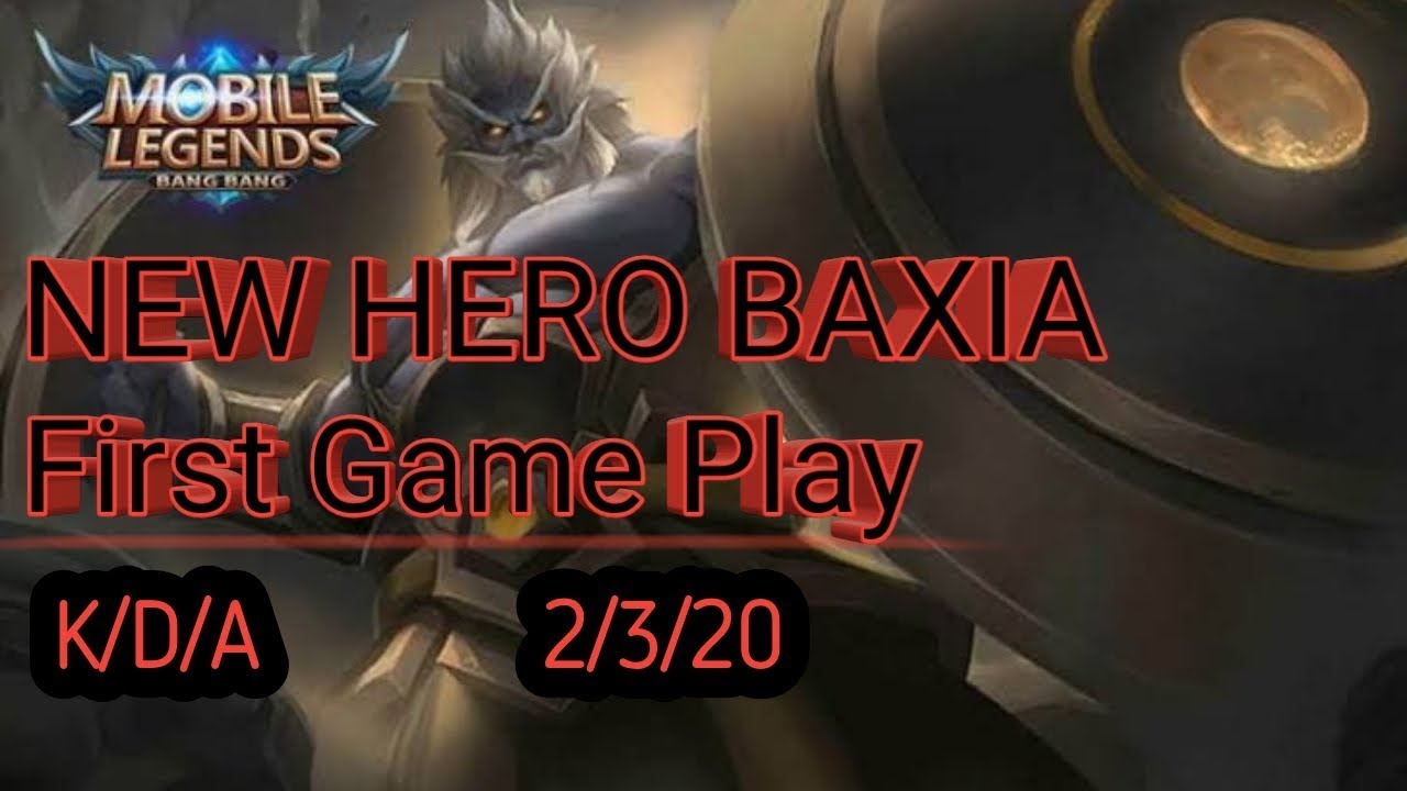 New Hero Baxia Mobile Legends | Gameplay From Top Player | Gameplay ...