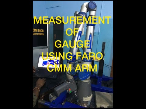 MEASUREMENT OF GAUGE USING FARO CMM ARM - YouTube
