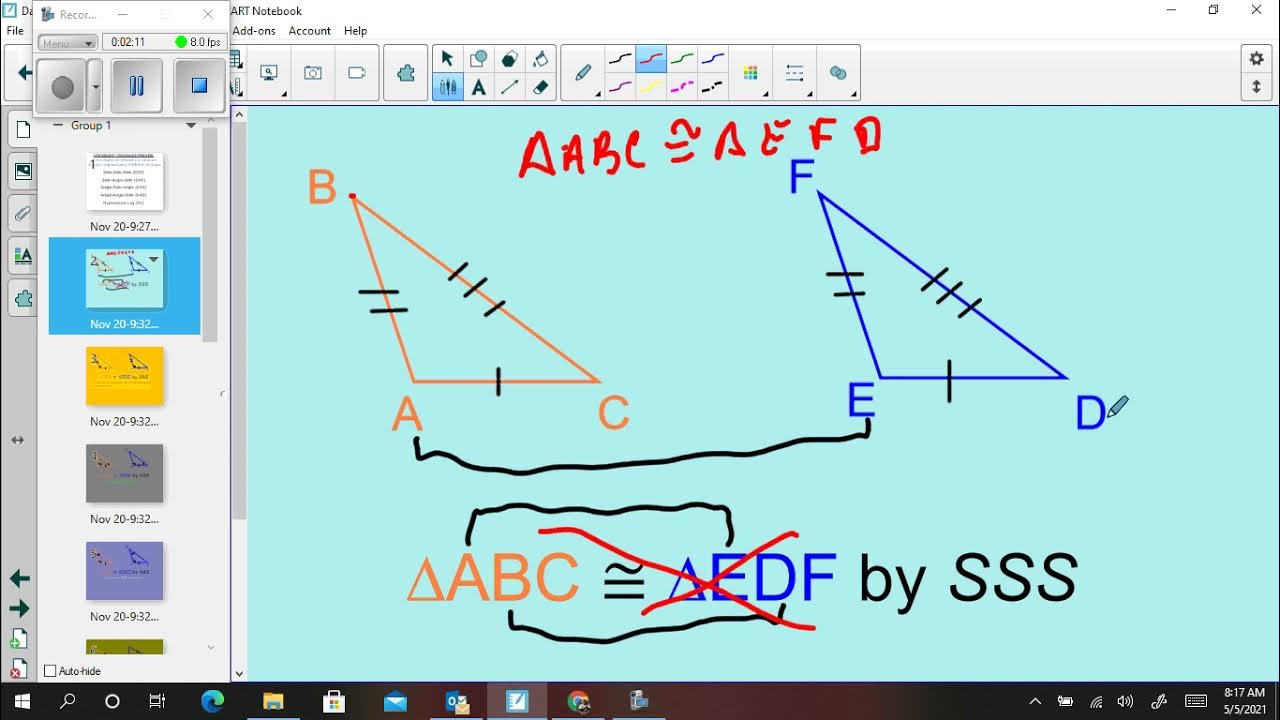 Congruent Triangles Intro - YouTube
