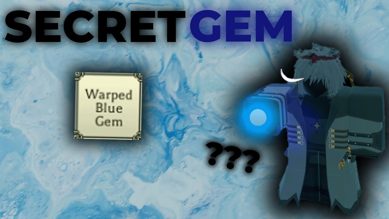 SHOWCASING The "SECRET" Warped Blue Gem! | Deepwoken - YouTube