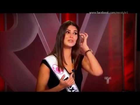 Karina González Miss México en entrevista para \