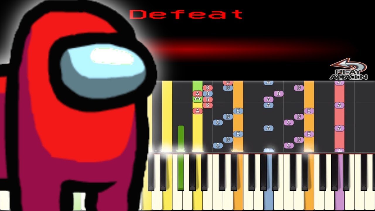 Among Us - Defeat Sound - Piano Remix - YouTube