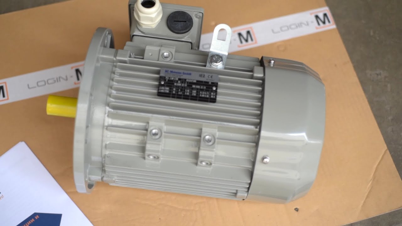 Электродвигатель AC-Motoren FCPA 112M-4/HE - YouTube
