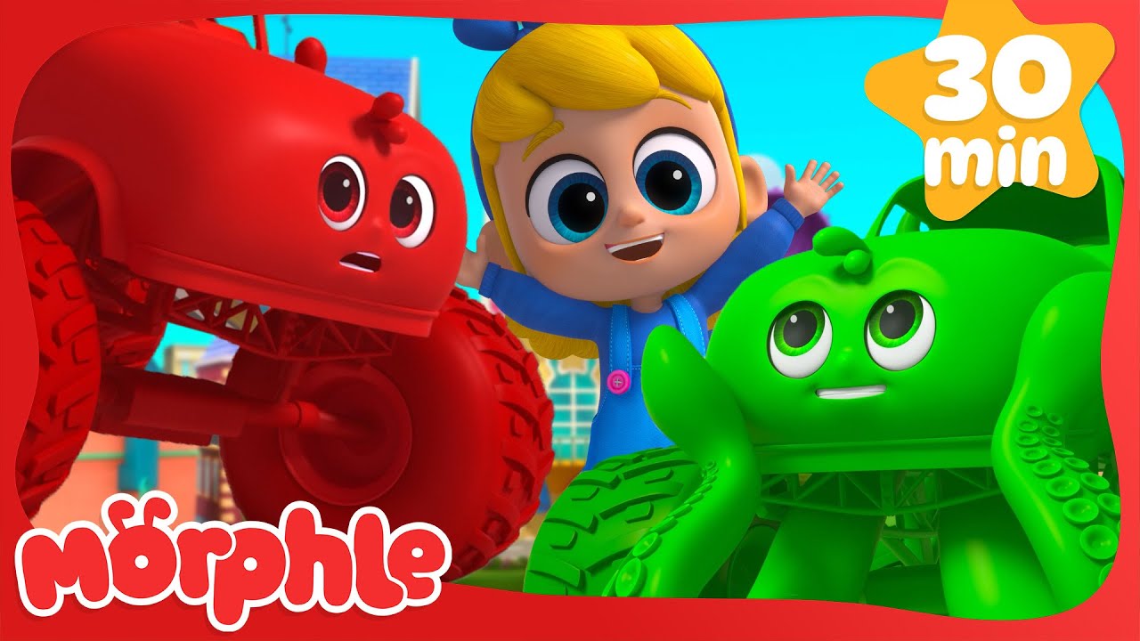 Monster Truck Madness! | 🚚 Morphle | Cartoons for Kids - Explore With ...