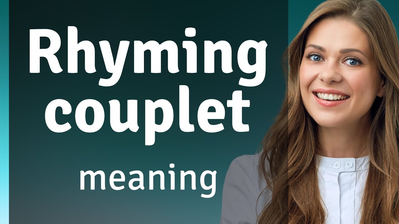 Understanding Rhyming Couplets: A Guide to Poetic Beauty - YouTube
