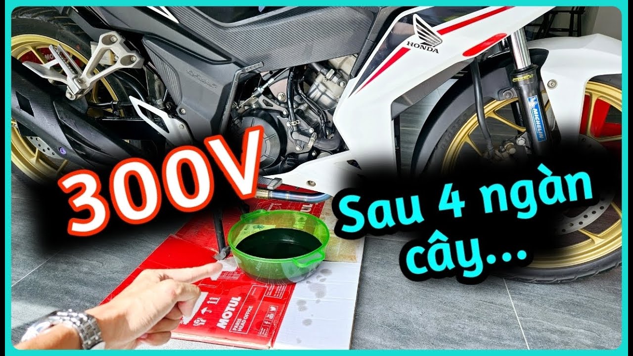 Đánh giá Motul 300v sau gần 4000km - kiểm nghiệm thực tế với điều kiện ...