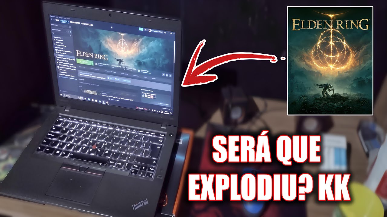 TENTEI RODAR ELDEN RING EM UM NOTEBOOK ANTIGO - YouTube