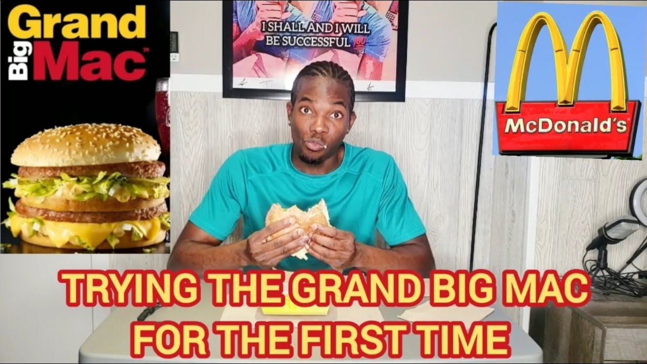 TRYING McDONALD'S NEW GRAND BIG MAC AND RANKING IT - YouTube