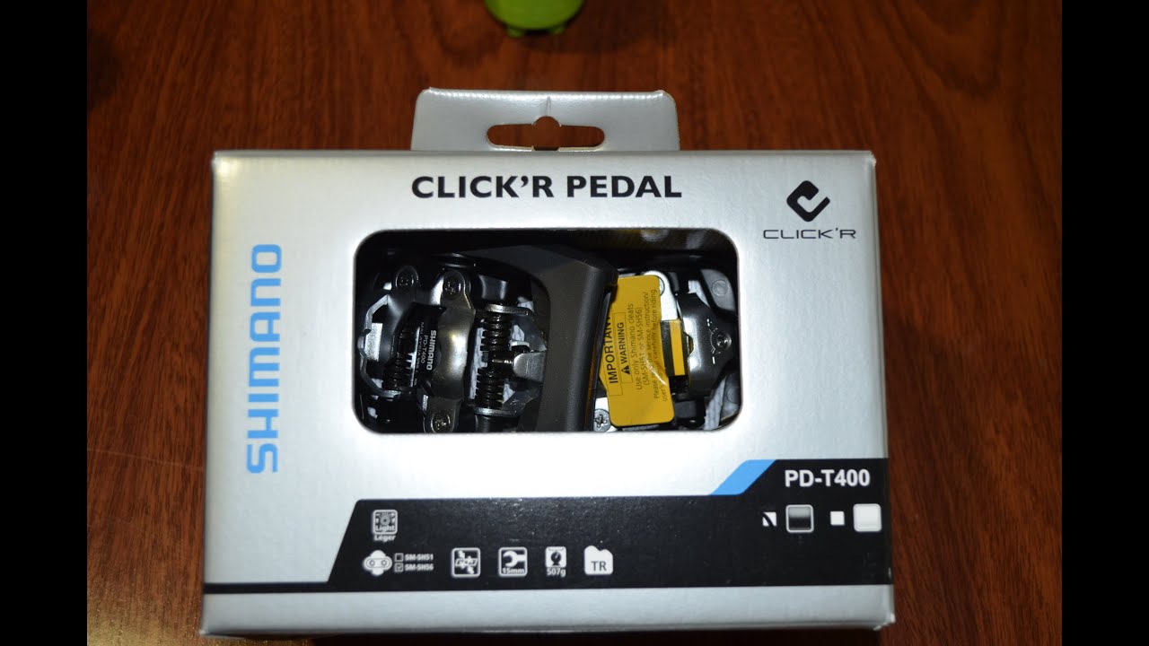 Pedales Shimano PD-T400 Click'R (UNBOXING) - YouTube