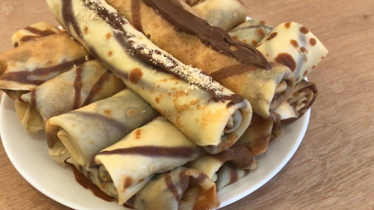 HOME MADE Basic French Crepes Recipe, Striped crepe | HelloYummyFood ...