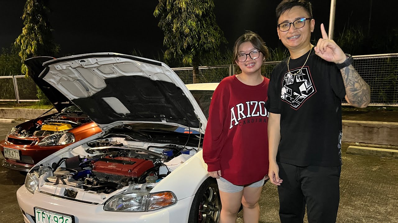 Lady driven Honda civic Eg (Racing family) -Nrthsidemeets - YouTube