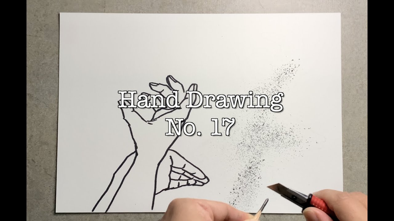 Hand Drawing No. 17 | Healing Pencil Drawing ASMR - YouTube