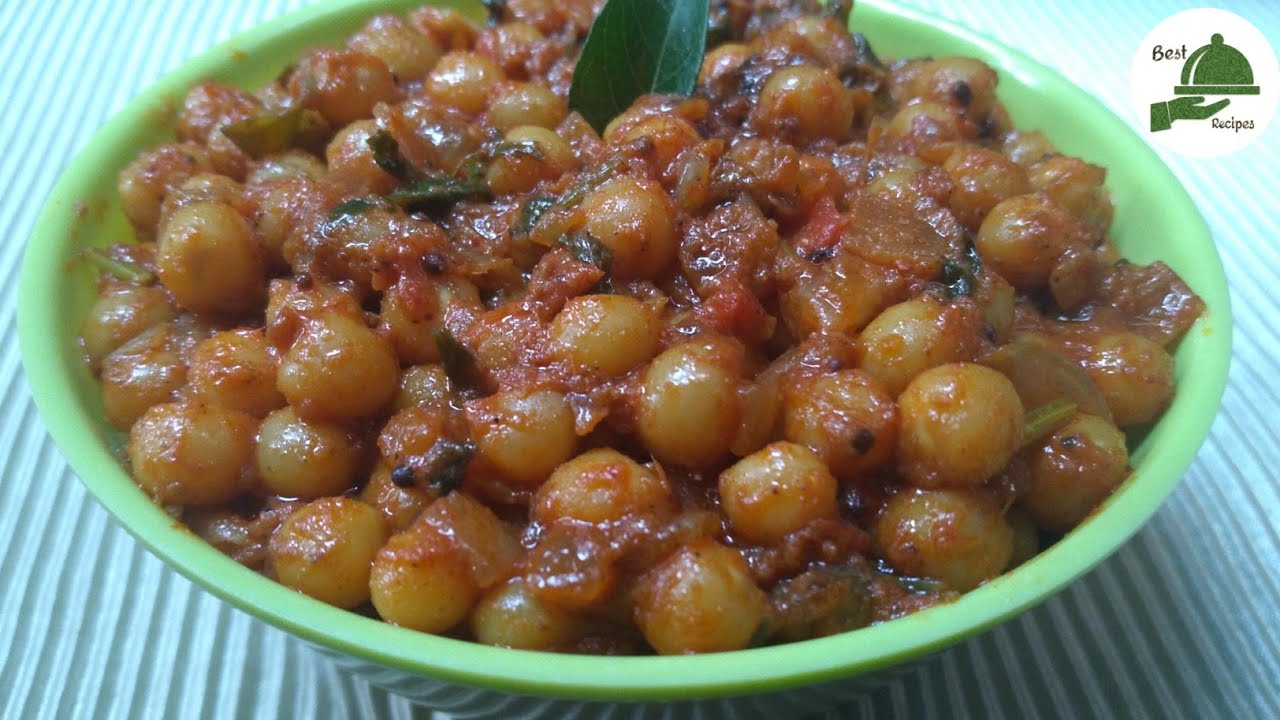 Pattani Masala Recipe | Dry peas masala in tamil | Vellai pattani ...