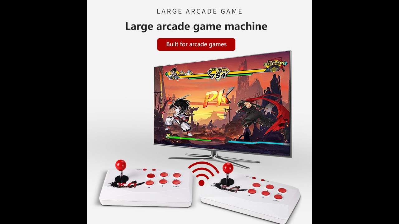 Games Retro Video Game Console Wireless Double Stick Arcade Super ...