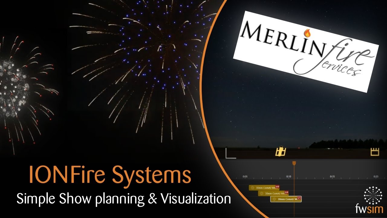 Merlinfire Firing System: How to plan your show in FWsim Pro 🔥🎇 - YouTube