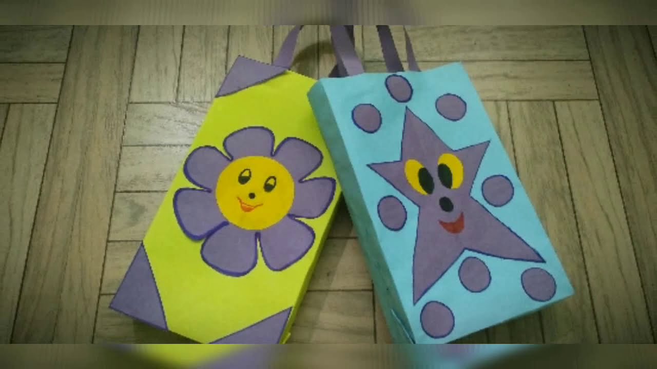 DIY-Paper Bag | How to make Paper Bag at home 🏡 | Paper Bag for kids ...