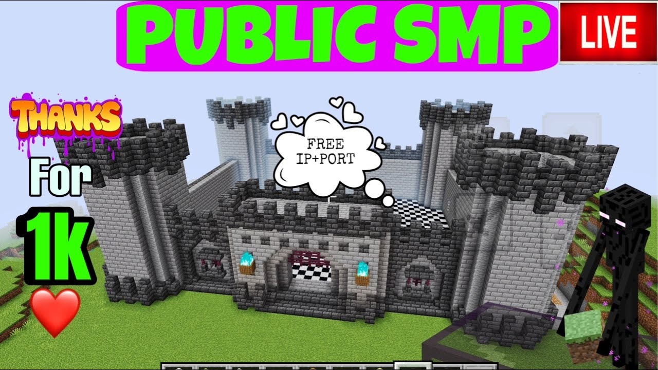 MINECRAFT PUBLIC SMP LIVE | JAVA+BEDROK FREE TO | MINERAFT LIVE STREAMING #DAY40🫰🏻💕#MINECRAFT ...