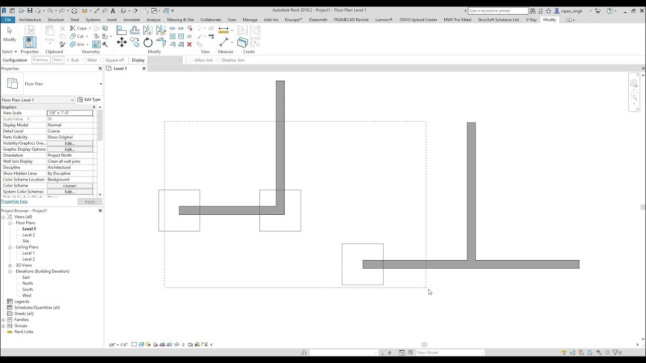 R-16 | How to allow and disallow Wall Join quickly | Revit Tutorial | Beginner - YouTube