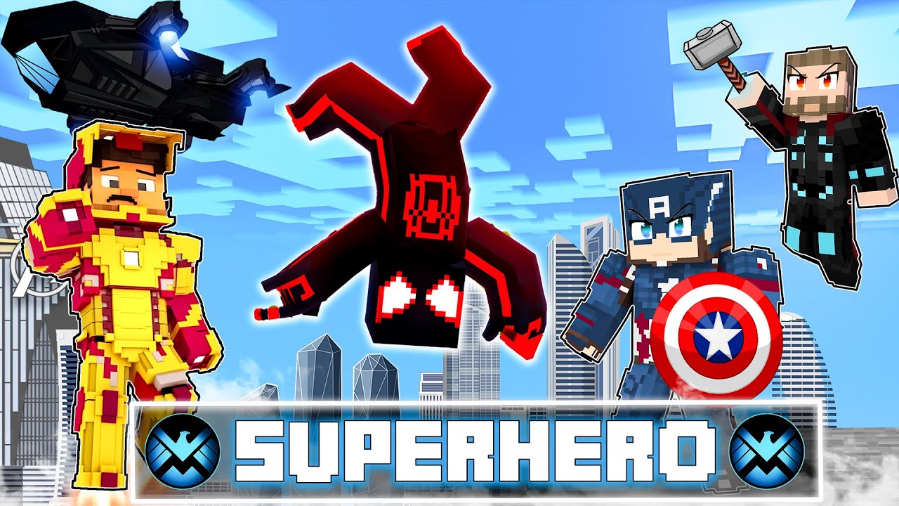 Joined The SUPERHERO Team In Minecraft (HK VERSE EPISODE 5) - YouTube