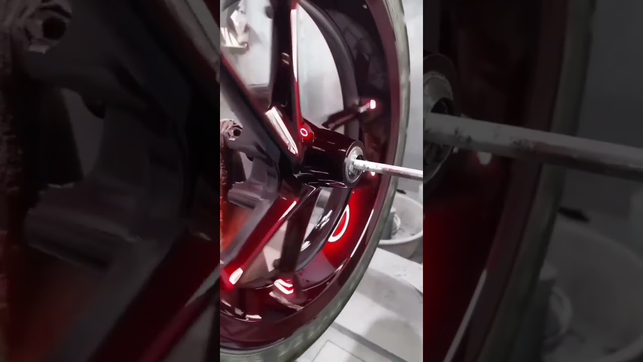REPAINT VELG WARNA RED COOPER. CAT WARNA MERAH COOPER - YouTube