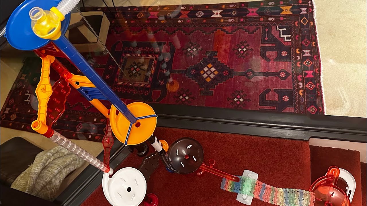 Marble run transparent tube special - YouTube
