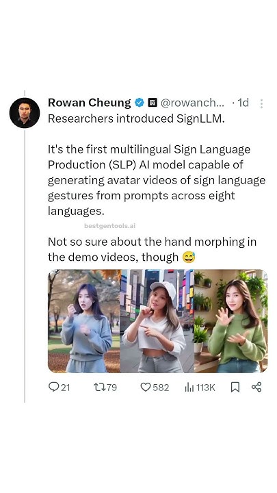 SignLLM Revolutionizes Accessibility with Multilingual Sign Language AI ...