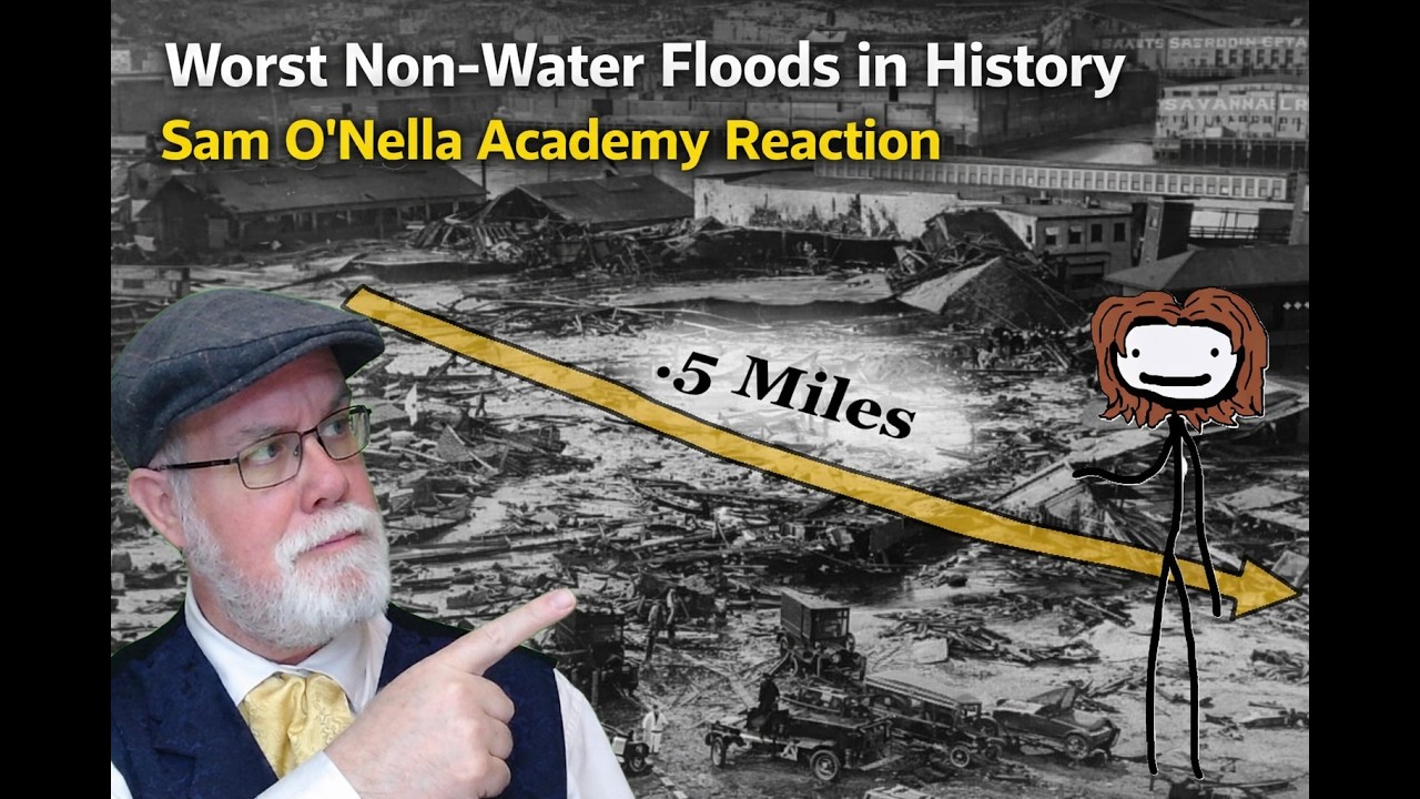 History's Worst Non-Water Floods | Sam O'Nella Academy Reaction - YouTube