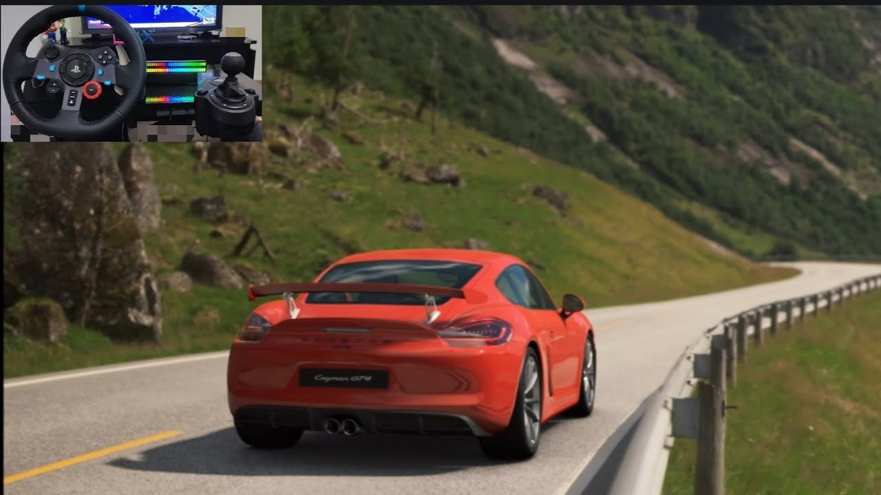 Gran Turismo 7/Porsche GT4 '16 + Volante Logitech G29 - YouTube