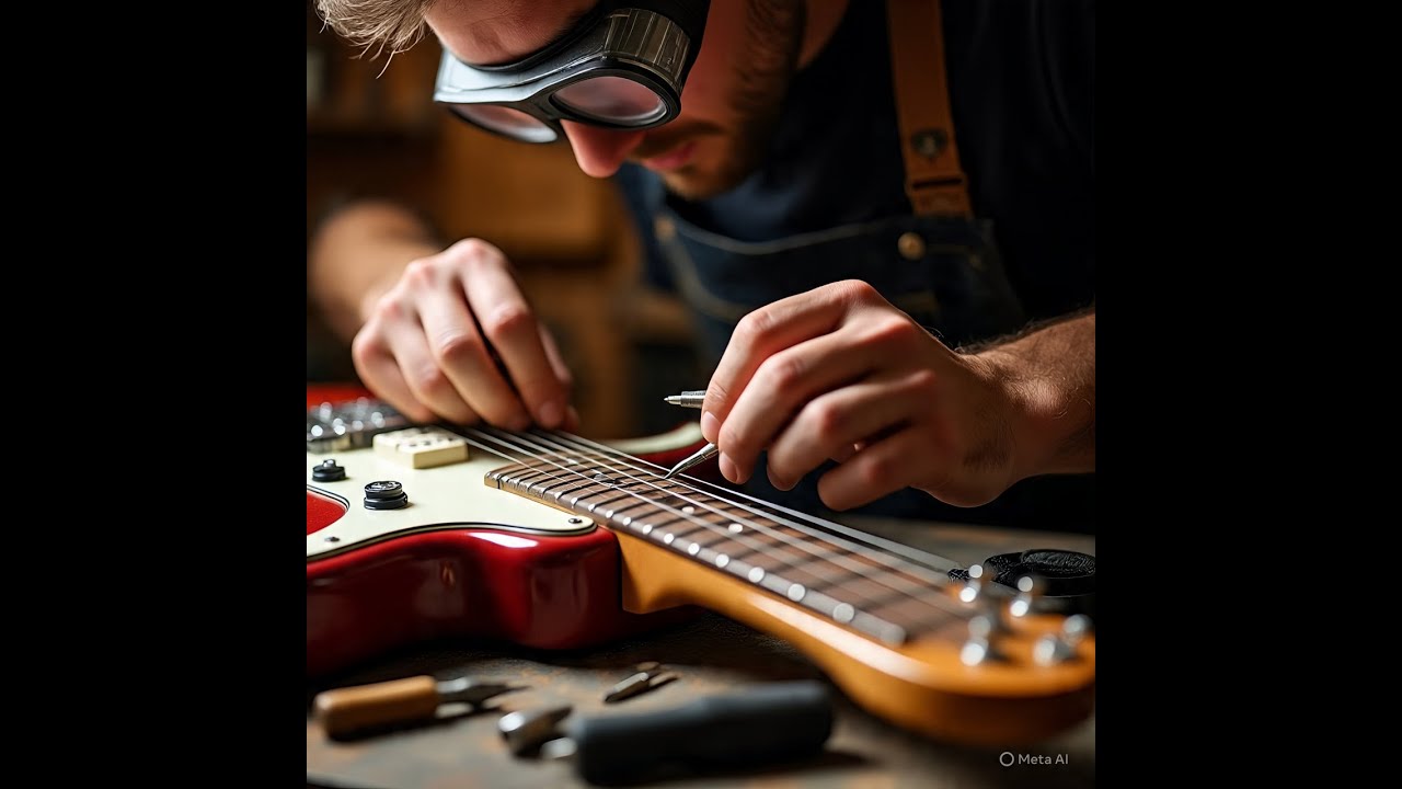 Fixing Fender Electric Guitar - YouTube
