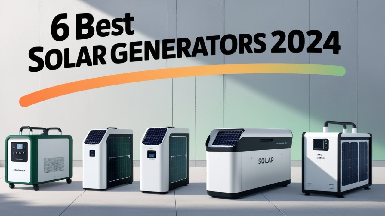 6 Best Solar Generators 2024: top Portable Solar Generators That Will ...