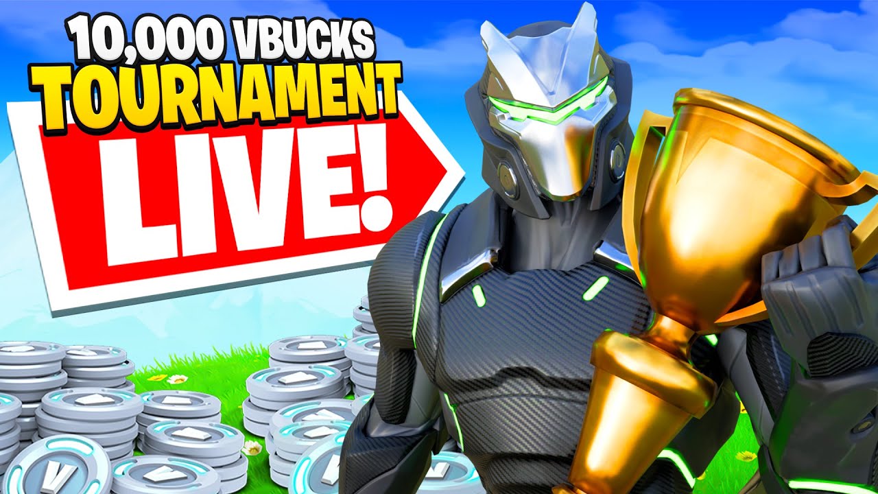 🔴LIVE - 10,000 VBUCKS TOURNAMENT! - YouTube
