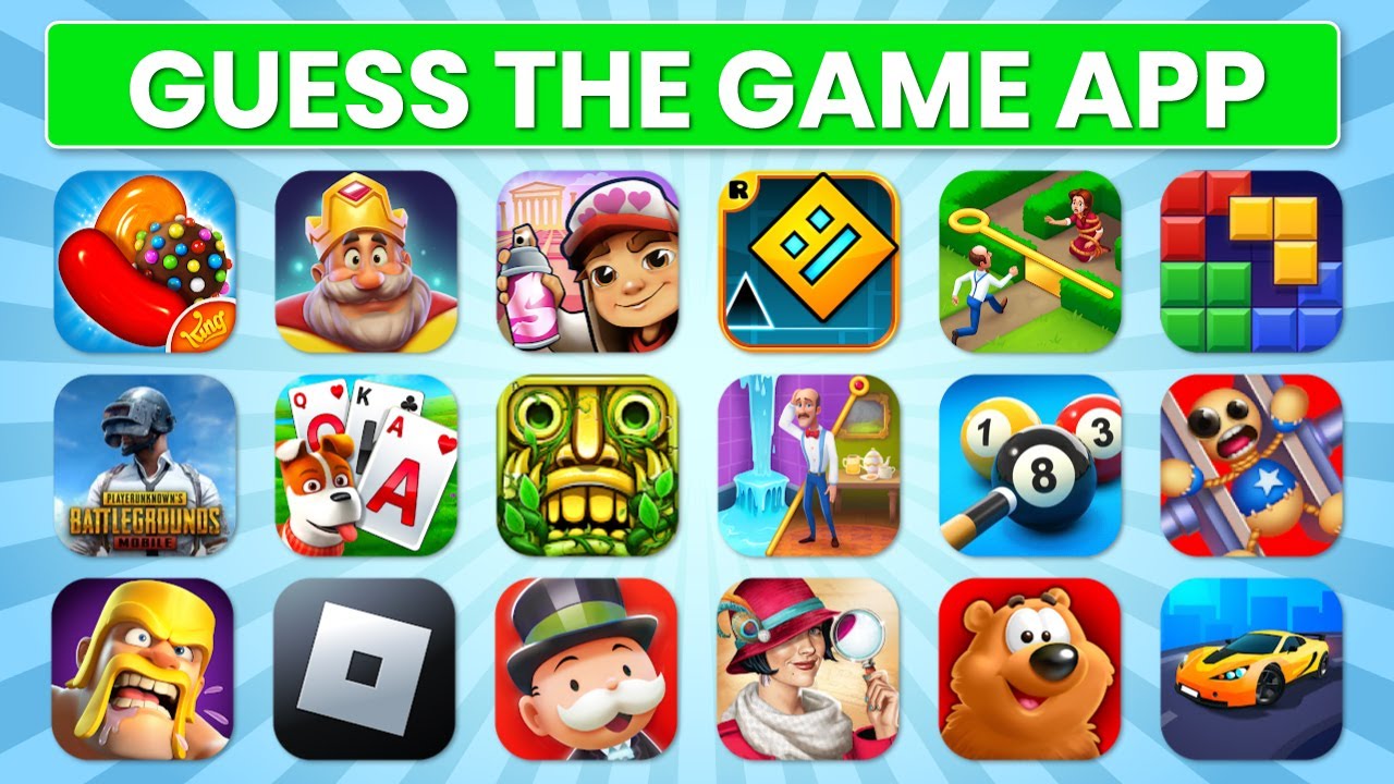 Guess the Game App by the Logo | Quiz Game - YouTube