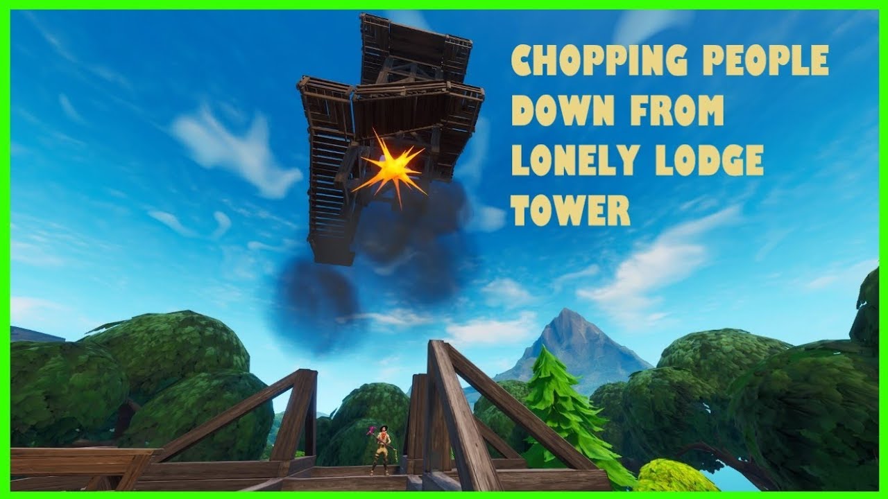 Chopping People Down From the Tower in Lonely Lodge! (Season 10) - YouTube