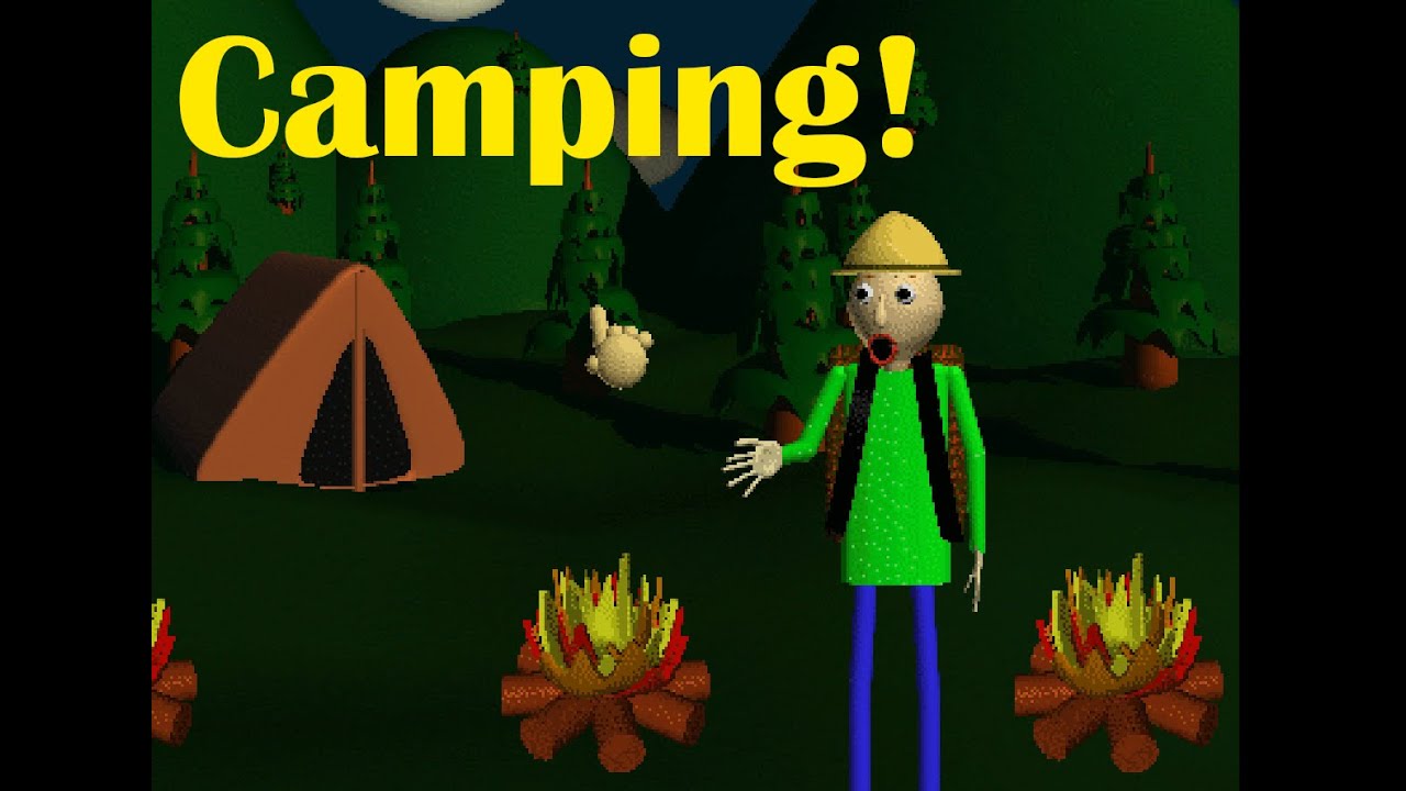 Camping with Baldi has changed... | Baldi's Basics Plus Gameplay 6 ...