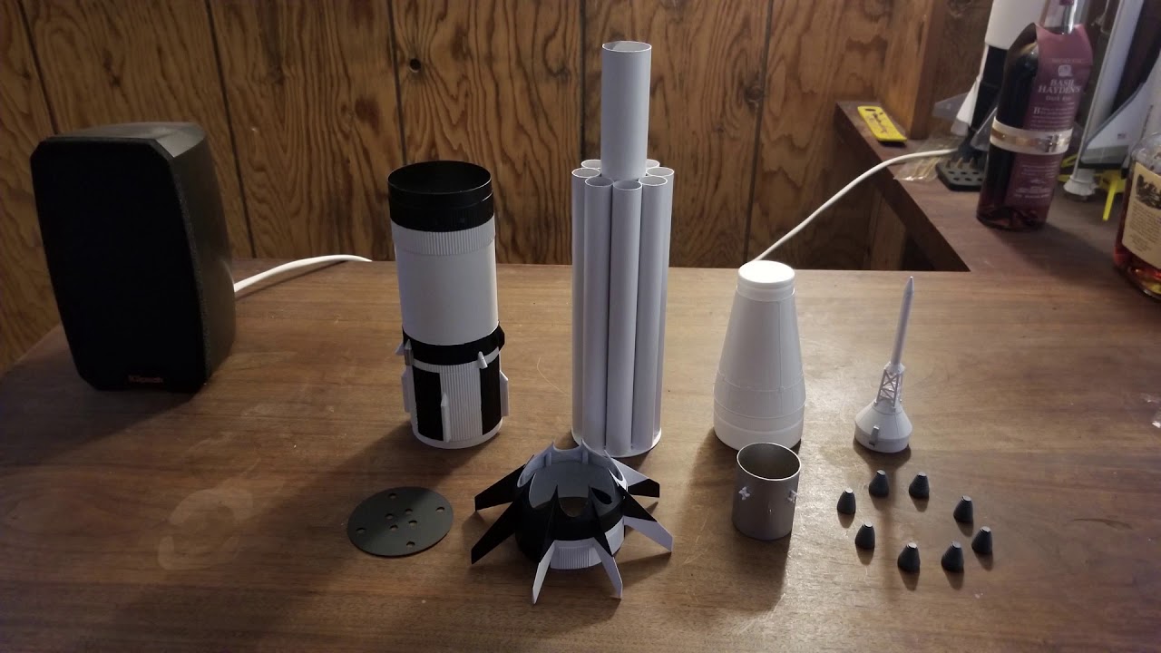 Estes Saturn 1b model rocket - YouTube