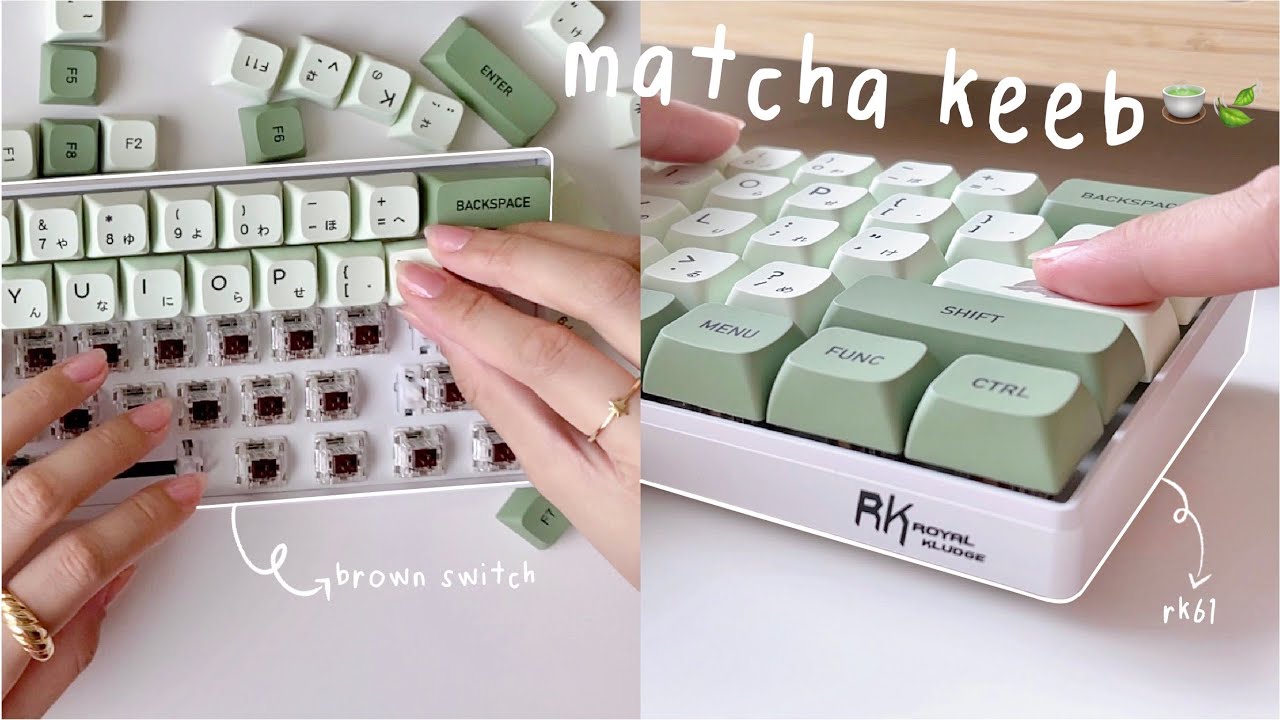 transforming royal kludge rk61 60% white mechanical keyboard into ...