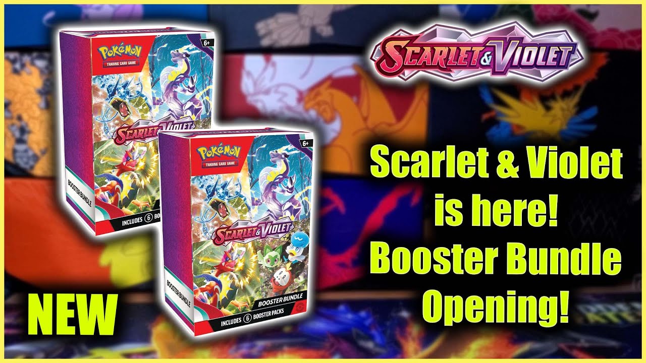 Pokémon TCG Scarlet & Violet Booster Bundle Box Opening - YouTube