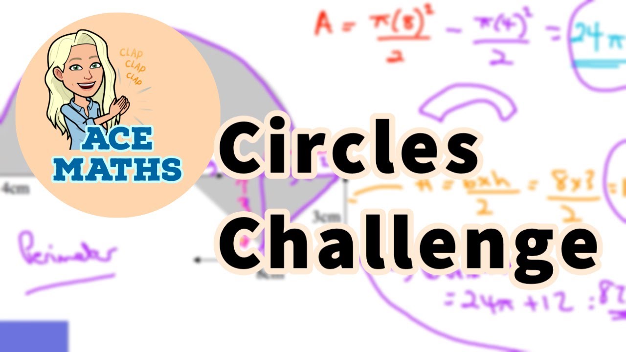 KS3 Maths - Circle Challenge Questions - YouTube