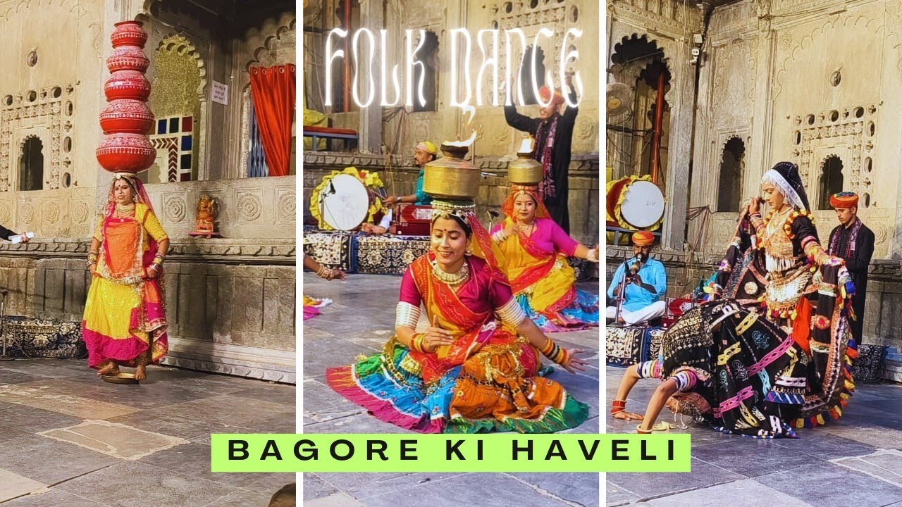 Rajasthani Folk Dance | Bagore Ki Haveli Folk Dance Udaipur| Ghoomer ...