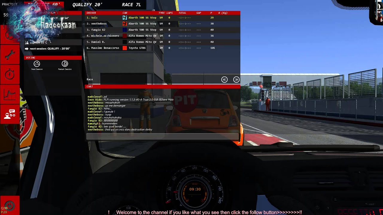 Assetto Corsa multiplayer Online Servers, Racing different cars ...