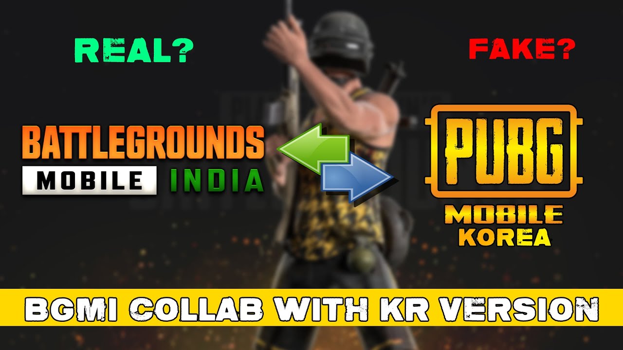 BGMI Collab With PUBG Mobile KR Version - BGMI Launch Date - BGMI IS ...